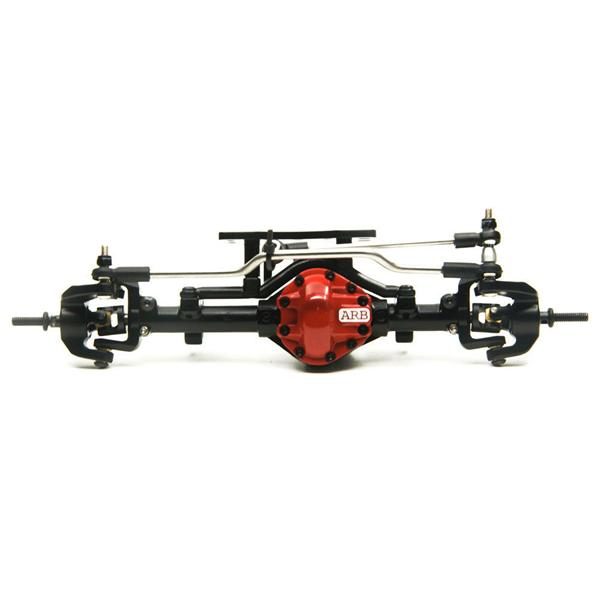SRCB ARB Front & Rear Axle Set (Black / Red) – scaleRCBuzz